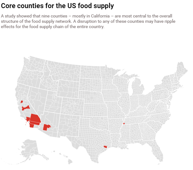 The first map of America’s food supply chain is mind-boggling | Civil ...