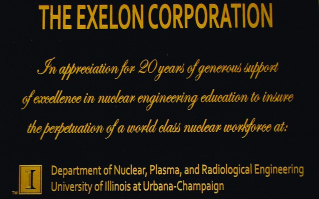 NPRE Celebrates 20 Years of Partnership with Exelon | Nuclear, Plasma ...