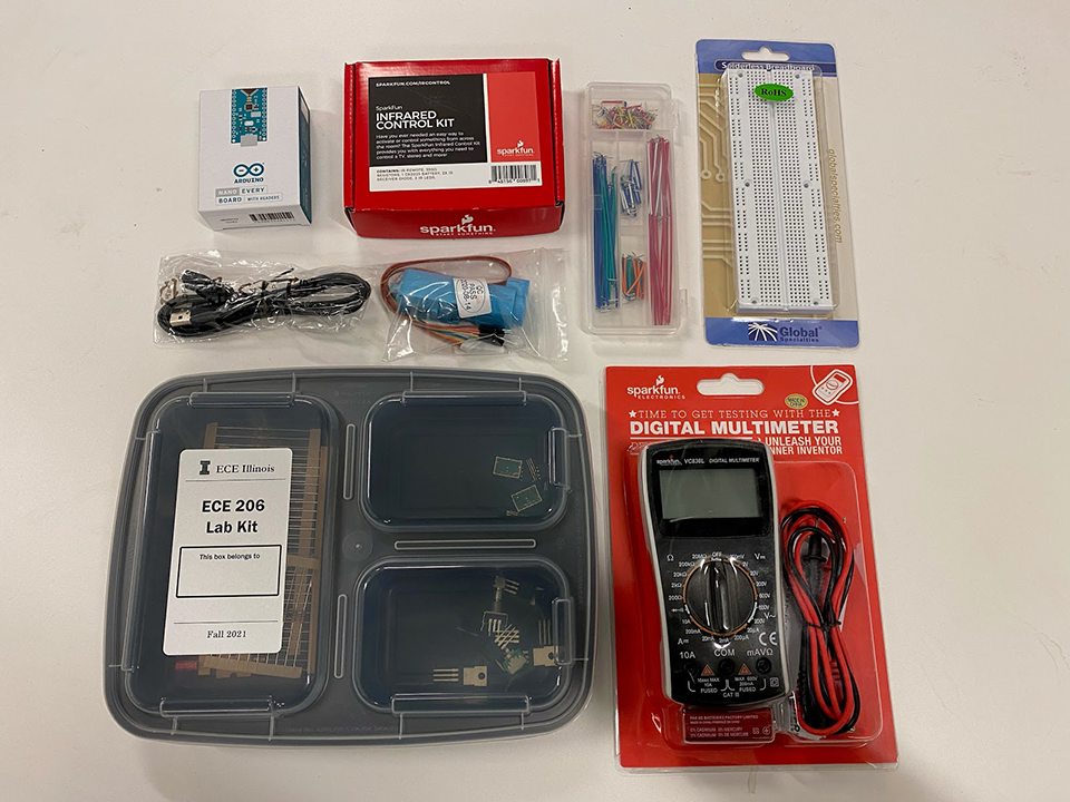 Lab Kits: ECE 206 | Electrical & Computer Engineering | UIUC